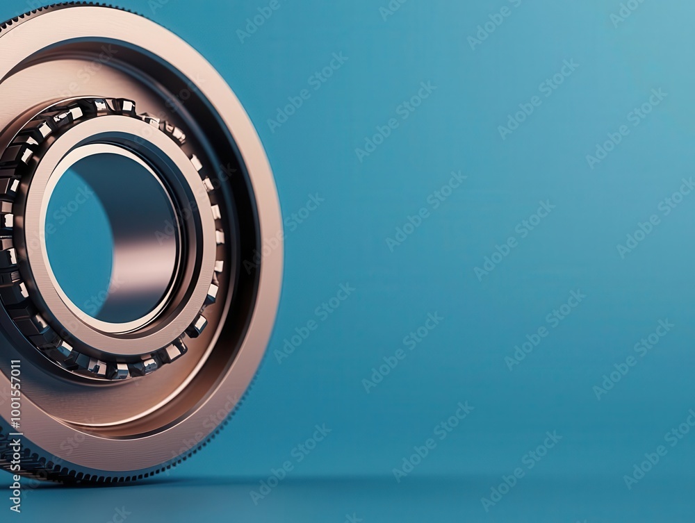 High-resolution cutaway of a ball bearing, load distribution and ...