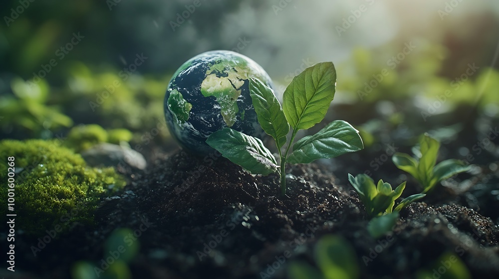 Green technology Environmental technology concept Sustainable ...