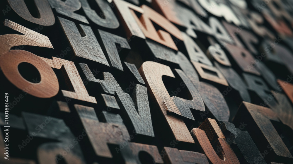 Highlight the specificity of typefaces by showcasing different font ...