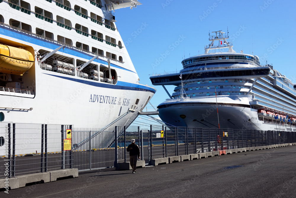 Skarfabakki harbor‏, Reykjavik, Iceland, Europe : huge cruise ships, in ...
