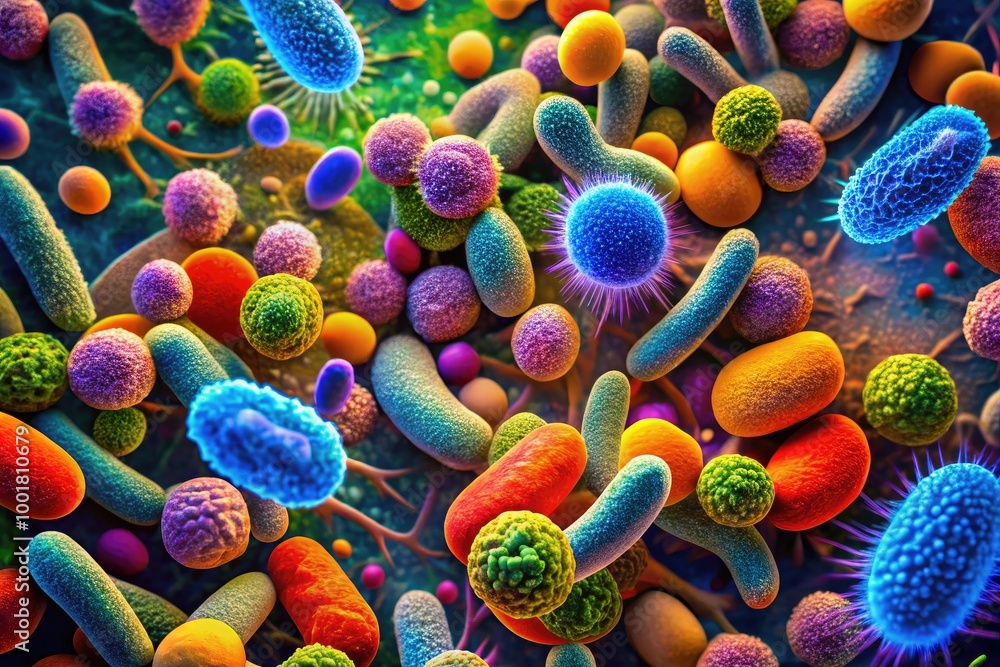 Gram Positive Bacteria Cocci Under Microscope Showing Distinct Shapes ...