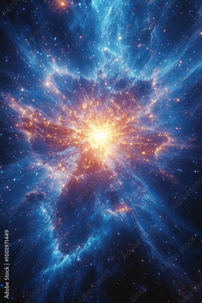 Primordial creation: universe begins with Big Bang, extraordinary ...