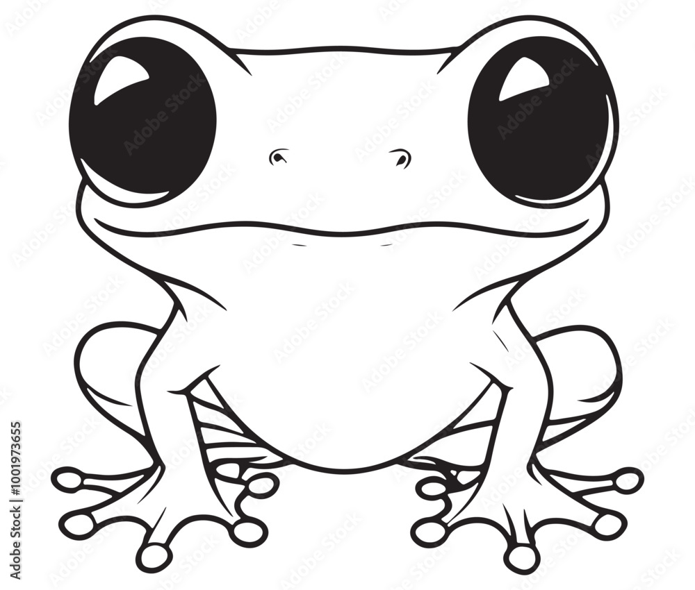 Tom jerry style frog cartoon, Outline frog, Frog colouring page for ...