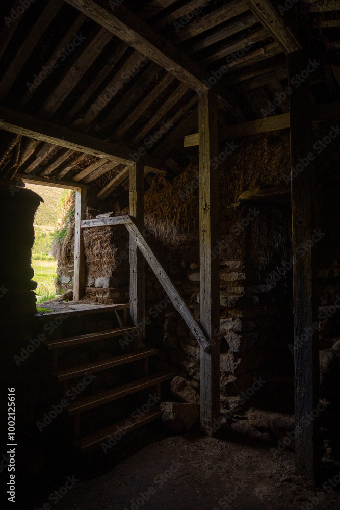 The turf houses of Hjarðarhagi farm in Iceland Stock Photo | Adobe Stock