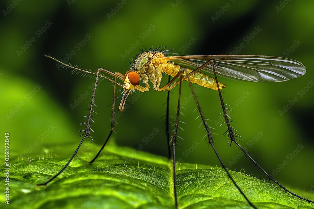 Crane Fly Insect Animal. Detailed Illustration of Crane Fly, a Member ...