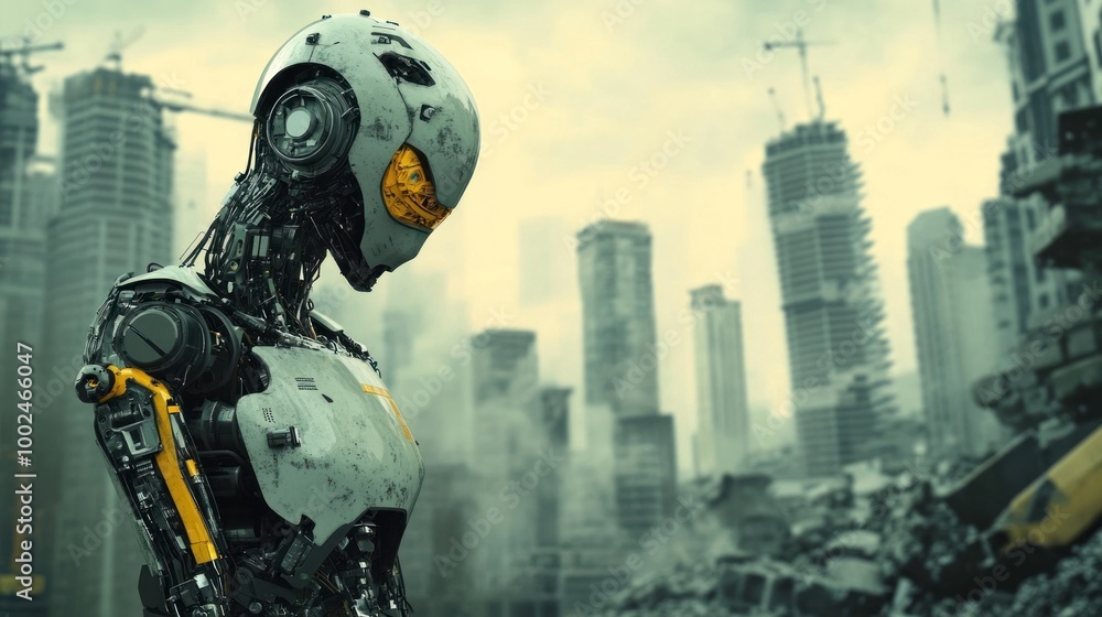 AI robots supporting urban development projects, from construction to ...