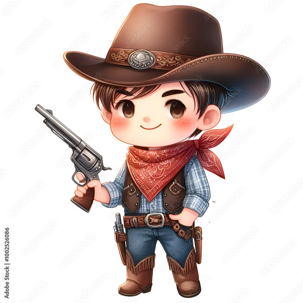 Cute Cowboy Clipart, Wild West Clipart, Desert Clipart, Cactus Clipart ...