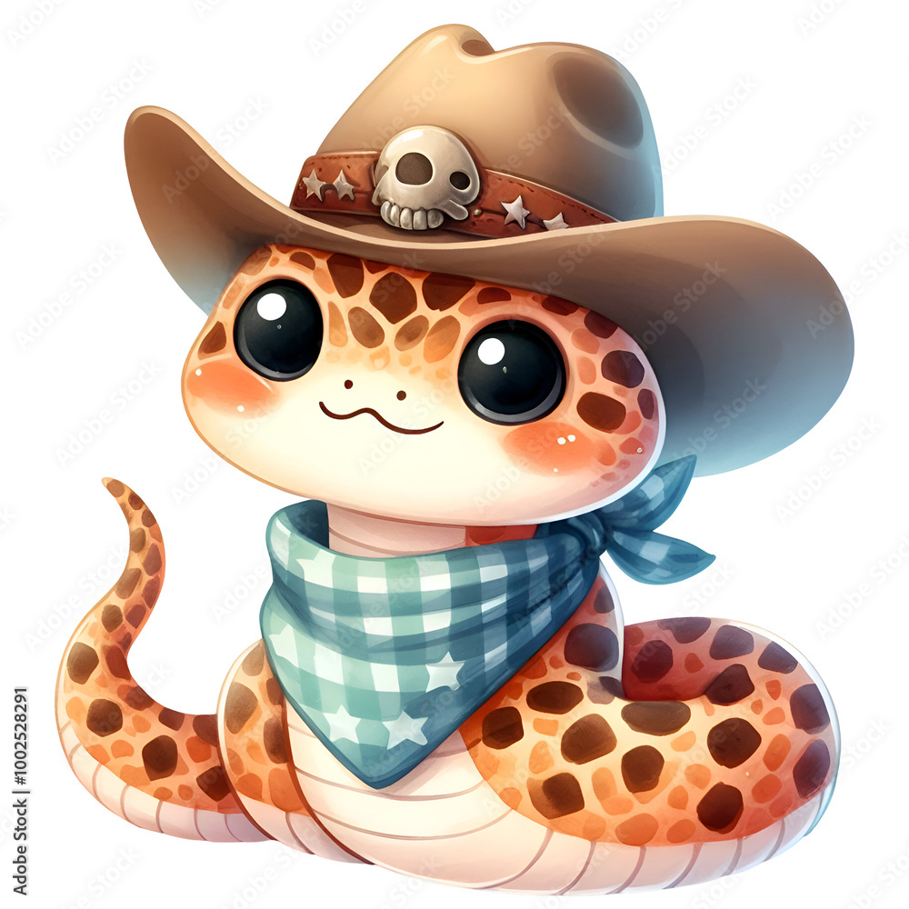 Illustration Stock Cute Cowboy Clipart, Wild West Clipart, Desert ...