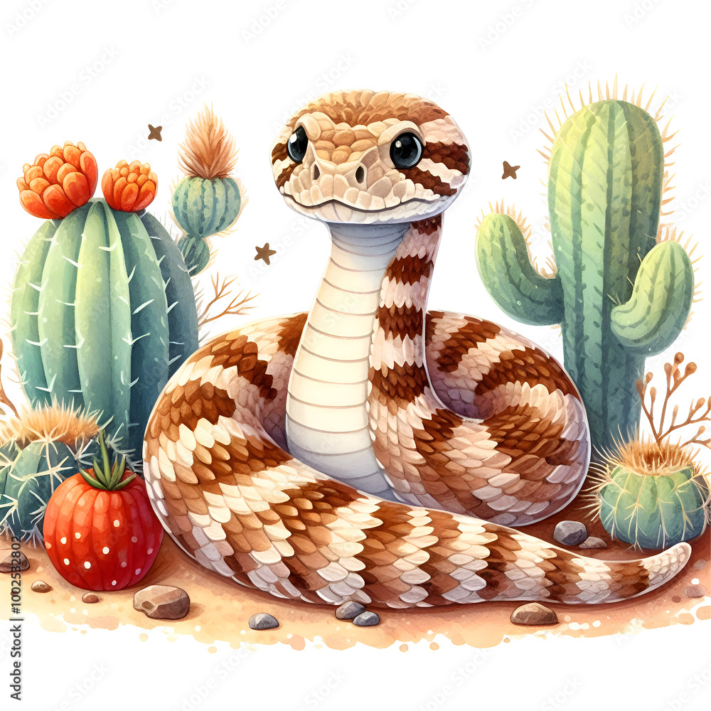 Illustration Stock Cute Cowboy Clipart, Wild West Clipart, Desert ...