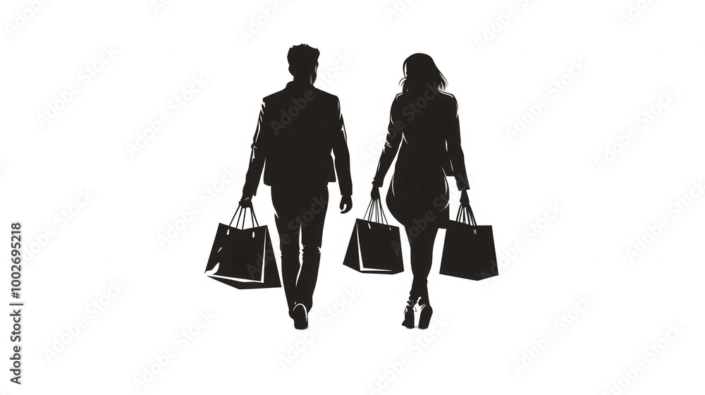 Bargain hunter graphics simple vector package for Black Friday theme ...