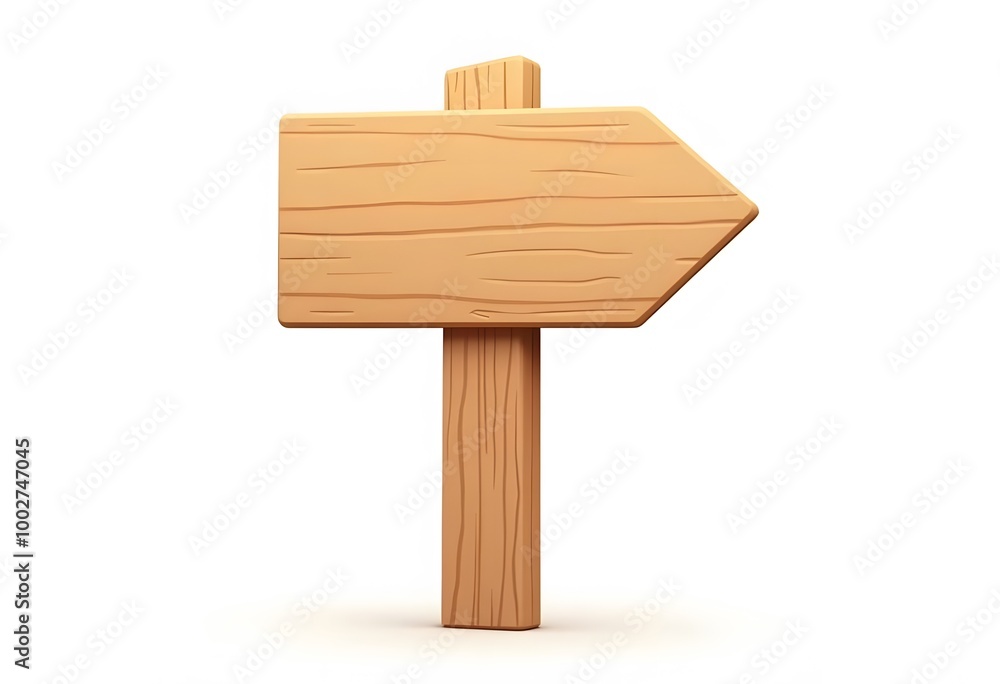 Realistic wooden pointer, billboard, signboard, Vector. Blank banner ...
