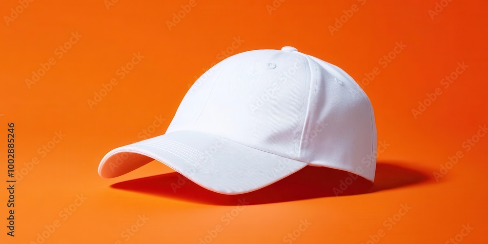 Blank cap mockup with a tilted front view, set against a neutral ...