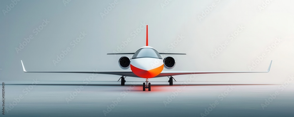 Aerospace engineer optimizing aerodynamics for next-generation commercial aircraft, aerospace ...