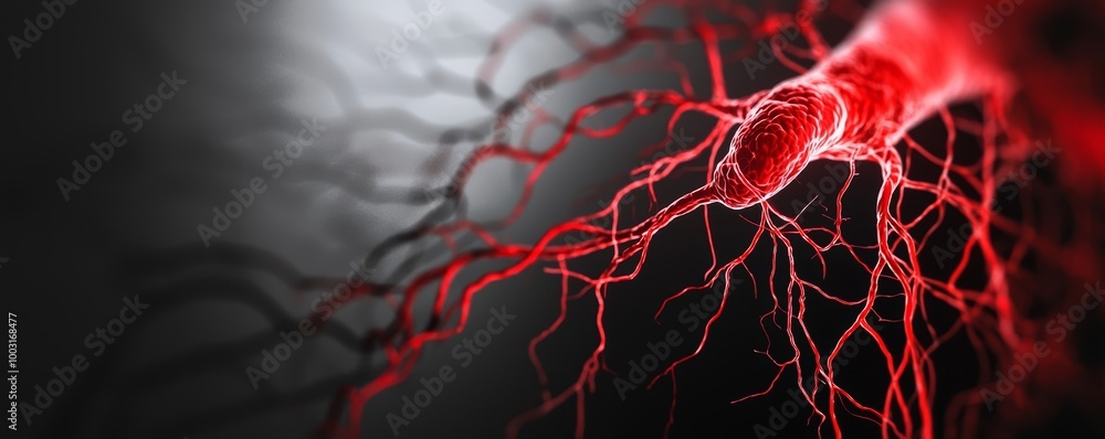 Ilustrace A radiographic image of the abdominal arteries, with the ...