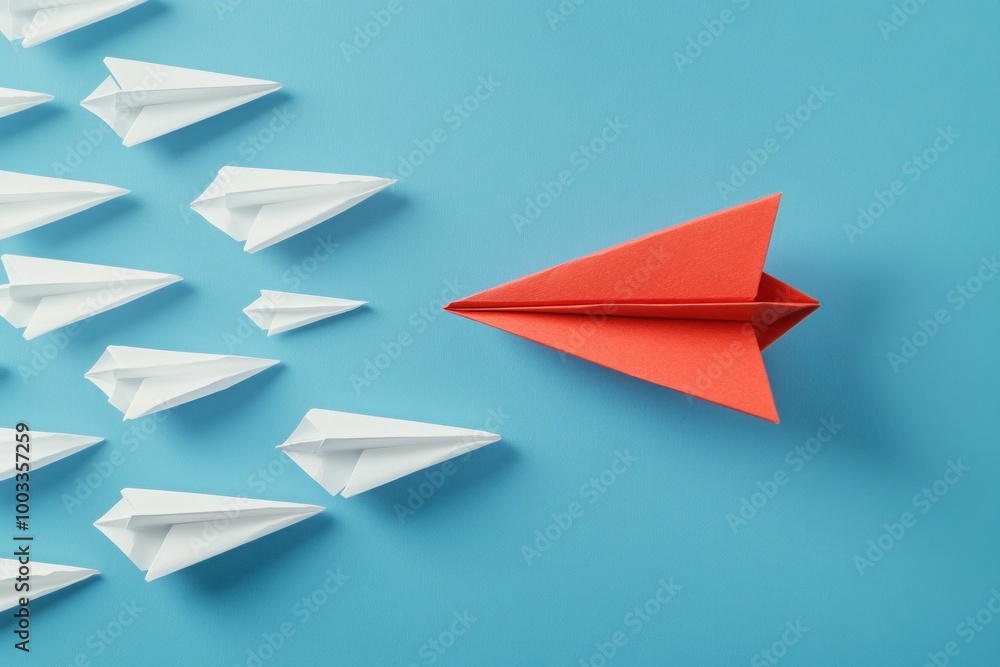 paper airplanes, creativity, leadership, innovation, teamwork ...