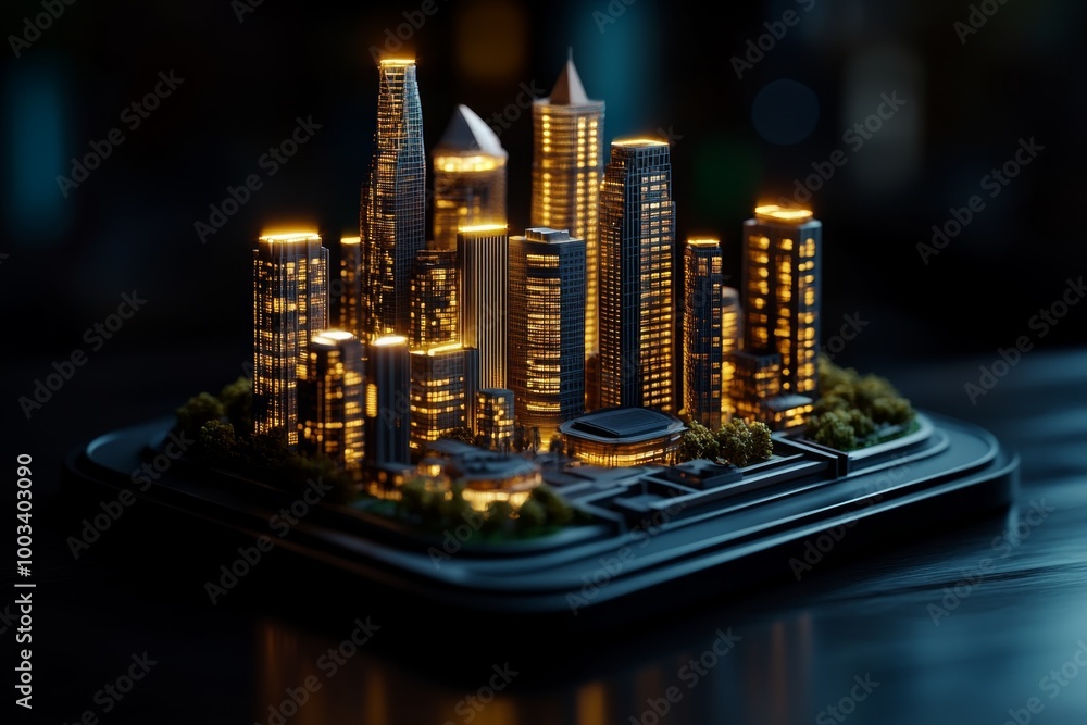 An interactive urban planning model, where planners use augmented ...