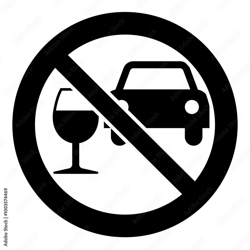ISO prohibition safety signs symbol and pictogram only_do not drink and ...