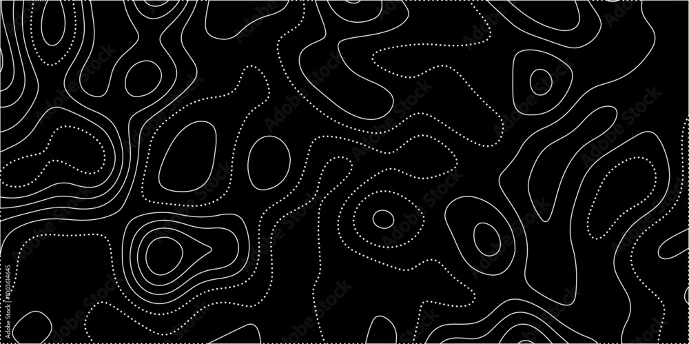 Abstract lines background. Contour maps. Vector illustration. The ...