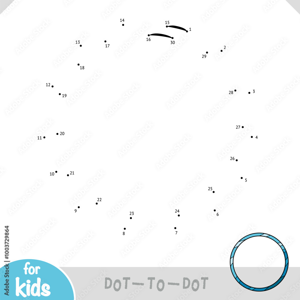 Numbers game, education dot to dot game for kids, Rhythmic gymnastic ...