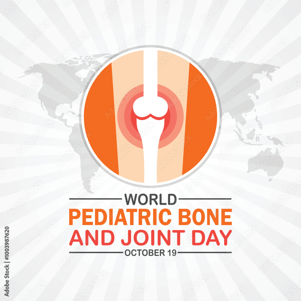 World Pediatric Bone And joint Day. October 19. Holiday concept ...