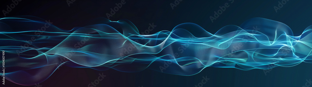 Audio soundwave scope signal as an abstract background depicting a ...