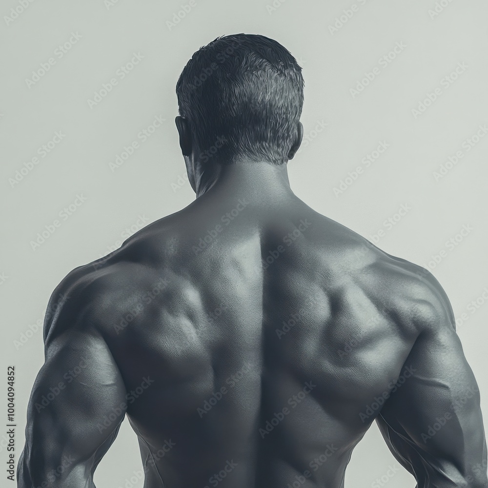 Captivating Strength: A Dynamic Representation of Muscular Definition ...