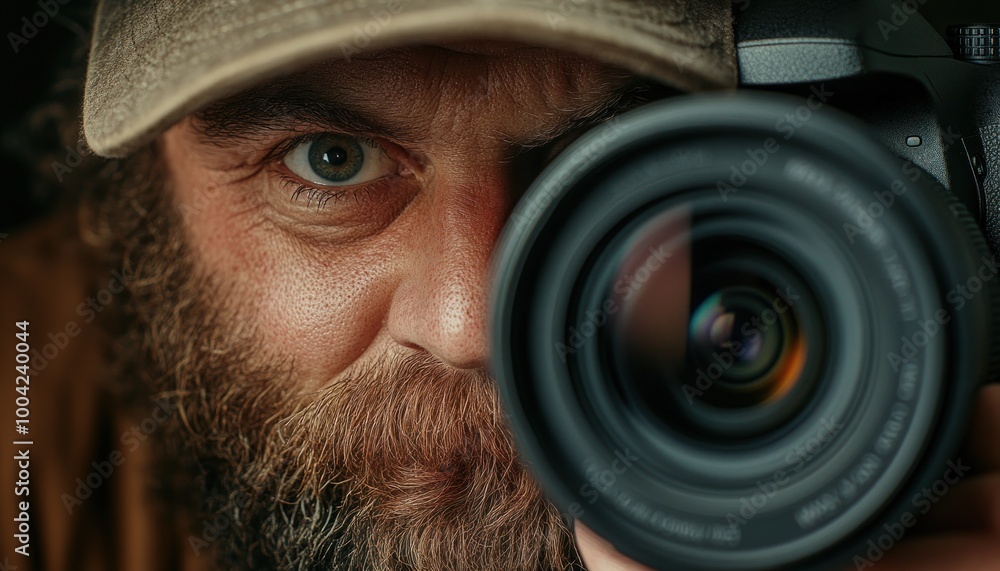 Professional Photographer Adjusting Camera Settings for the Perfect ...