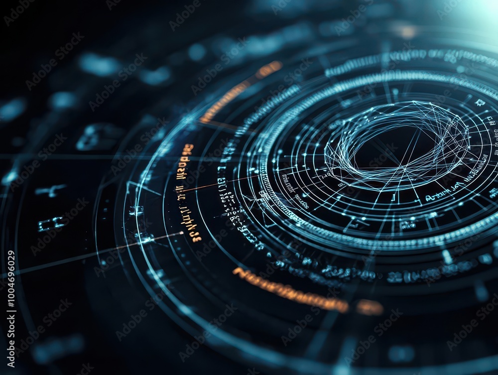 3D wireframe of a parabola rotating in space, with calculus notations ...