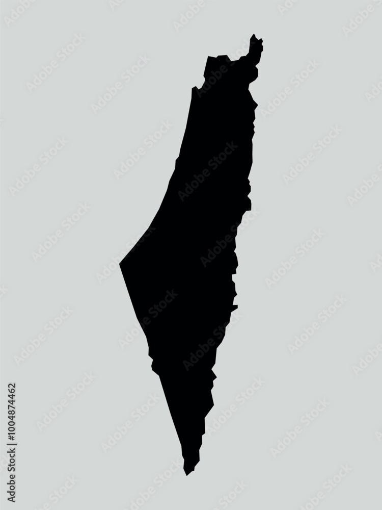 israel map isolated on white background. Map of israel. Vector ...