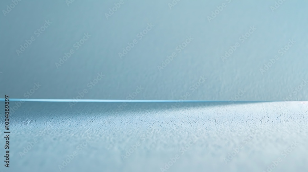 Design a minimalist paper background in a calming pale blue hue ...