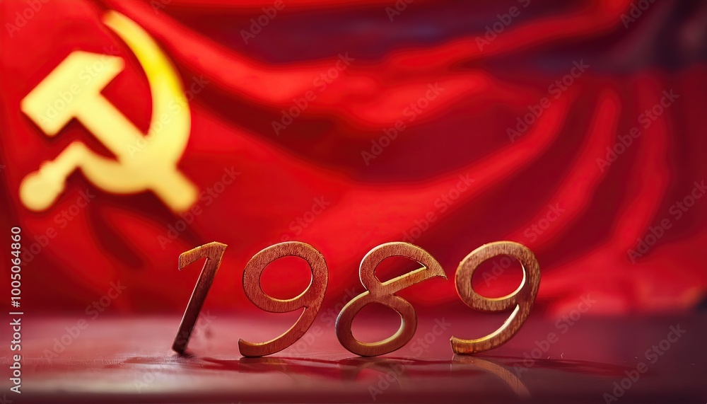 1989 Symbolism of the Soviet Union Flag Stock Illustration | Adobe Stock