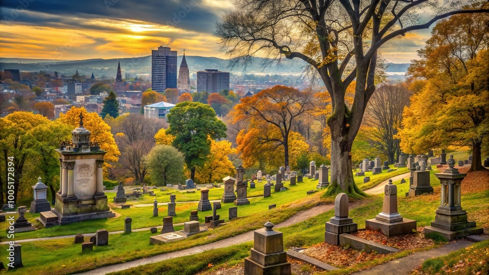 Historic gravesites and majestic trees stand sentinel at Prospect Hill ...