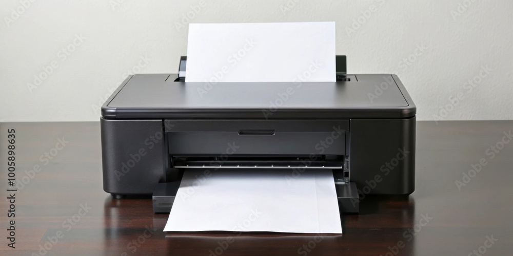 Folding paper marks on A4 paper overlay with laser printer print in ...