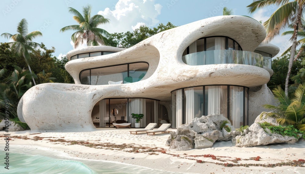 Nature inspired resort architecture using parametric design to reflect ...