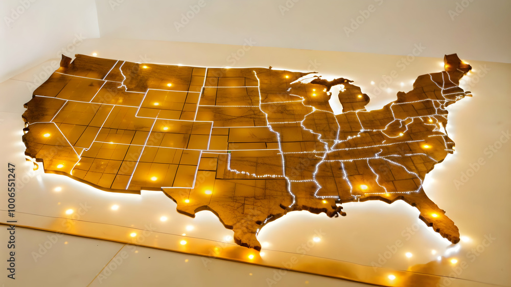 Holographic Electoral Map with Real-Time Results: 3D Visualization of ...