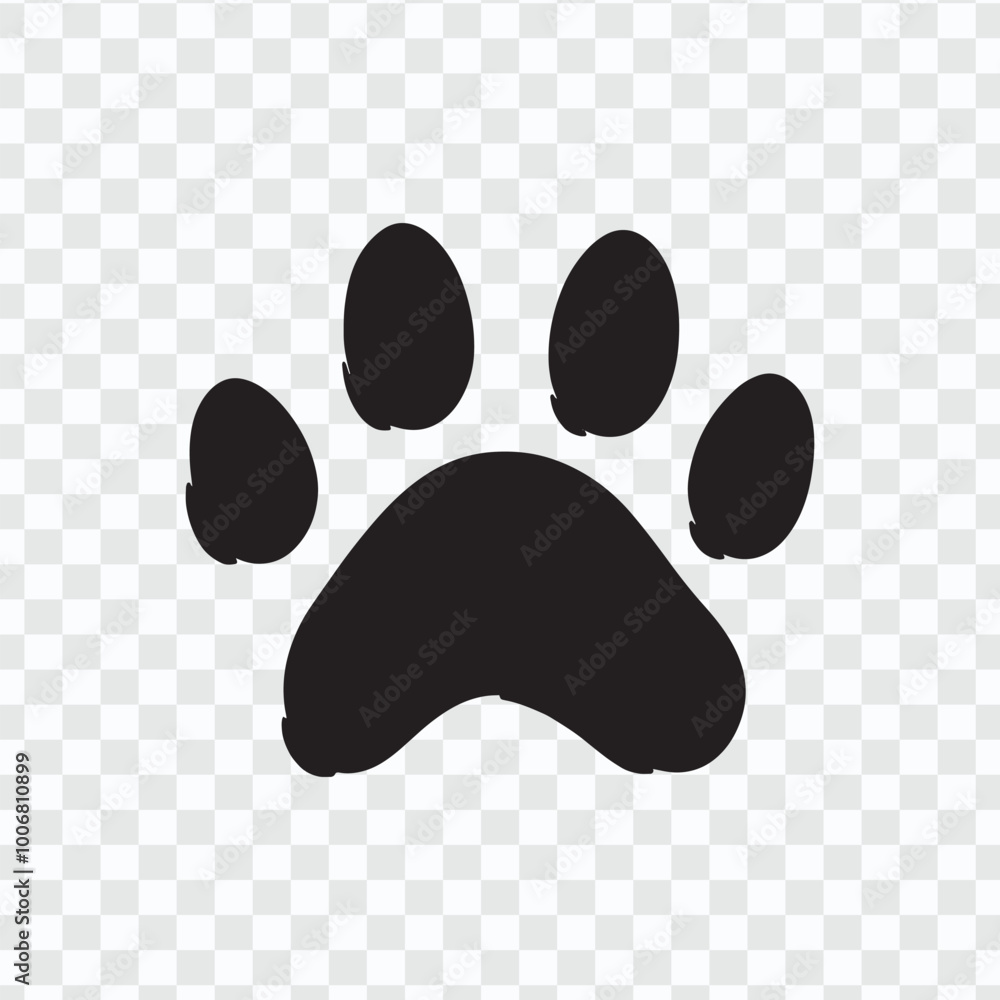 Animal Paw Print Vector Illustrations | Perfect for Pet-Themed Designs ...