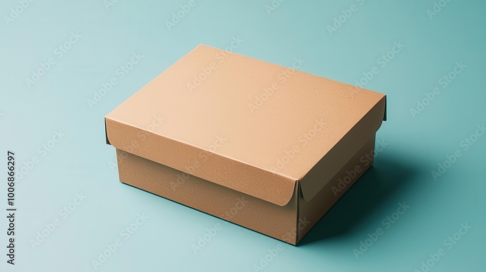 Collapsible offset box with pre-scored folds for easy setup, offering a ...