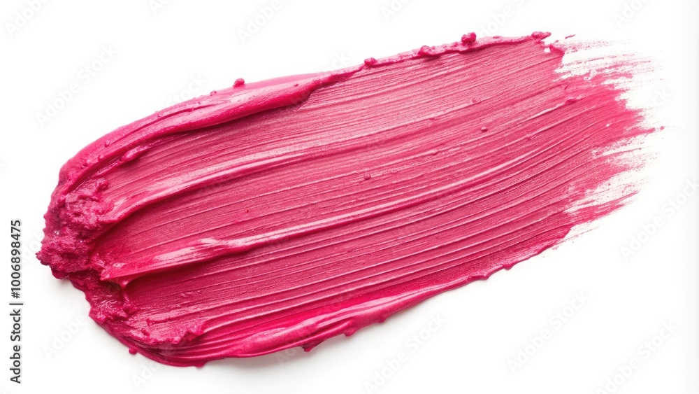 Soft pink paint swatch with a smooth, smeared texture. Matte cosmetic ...