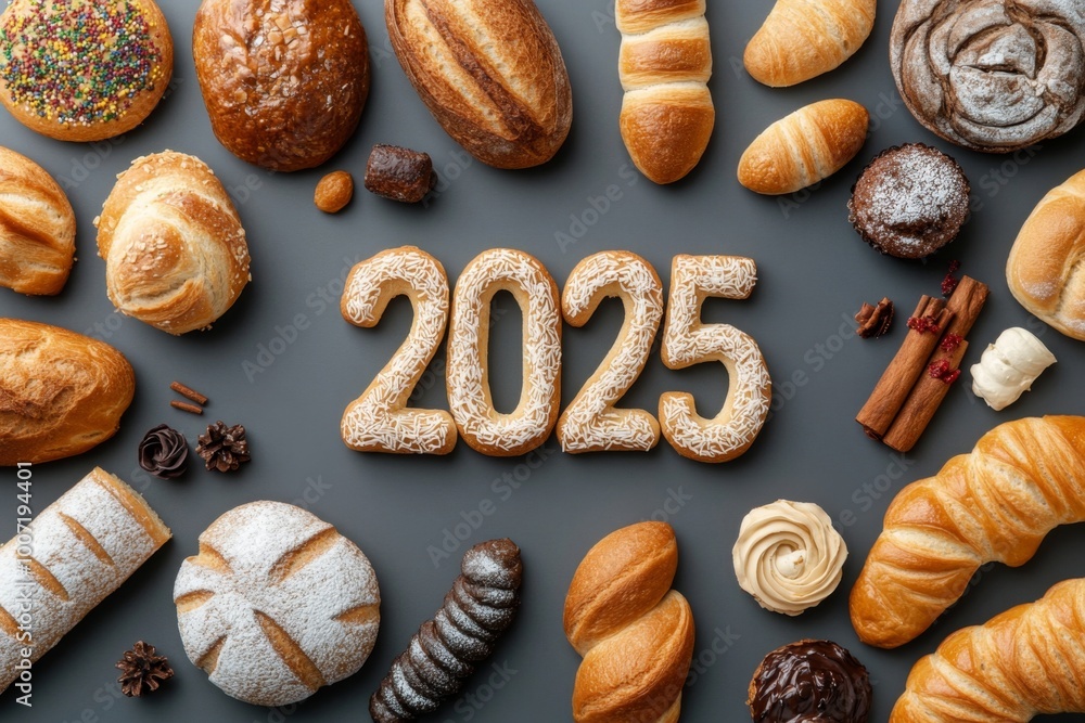 2025 Baked Delights: Artistic Bread and Pastry Arrangement Celebrates ...