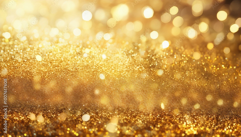 Sparkling gold glitter background Stock Illustration | Adobe Stock