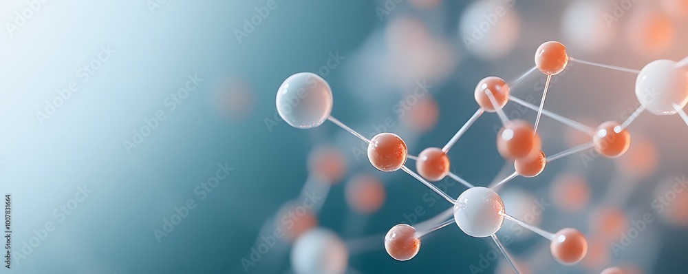 Advanced Nanotechnology 3D Render of Molecular Assembly and Self ...
