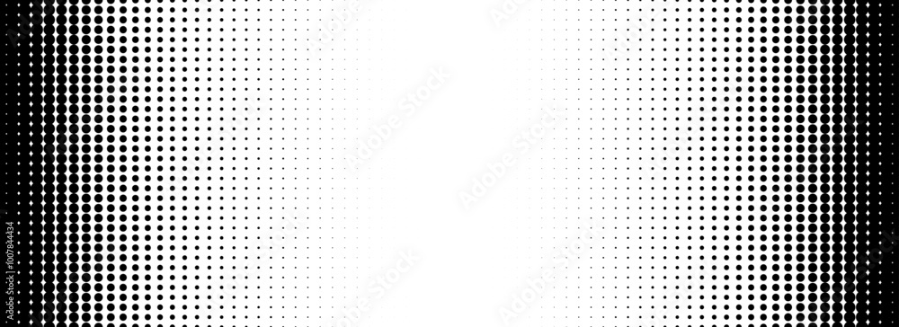 Dotted halftone gradient texture. Fading polka dot background. Repeated ...