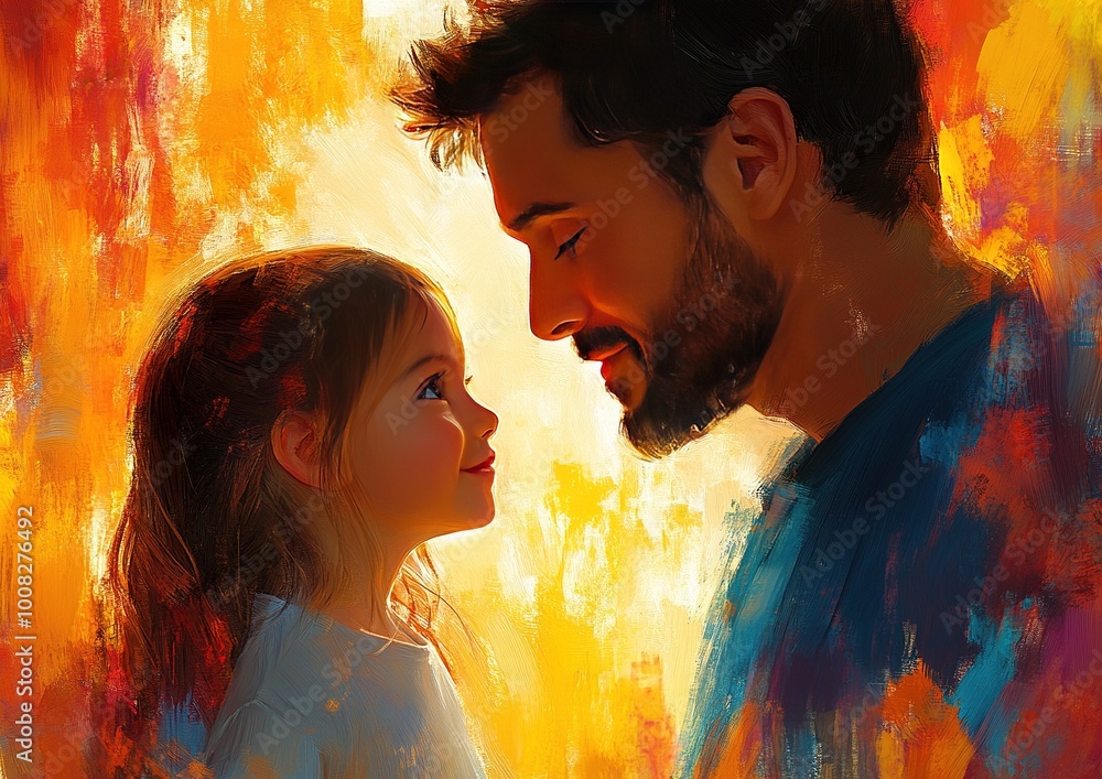 Bright and Colorful Clip Art of a Joyful Child in a Cheerful ...