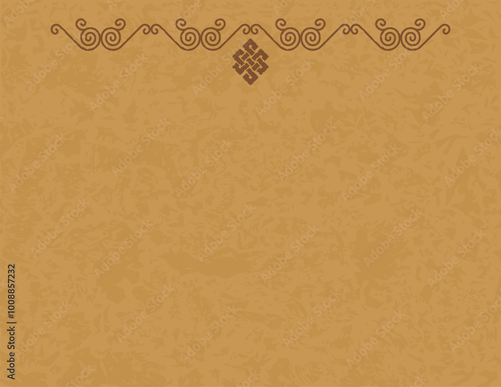 Medieval Parchment Background - Celtic Spiral Border - Viking Knot ...