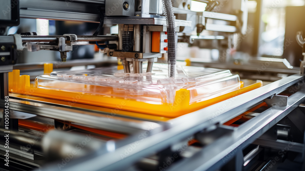 The vacuum transforming machine showcases its capabilities ...