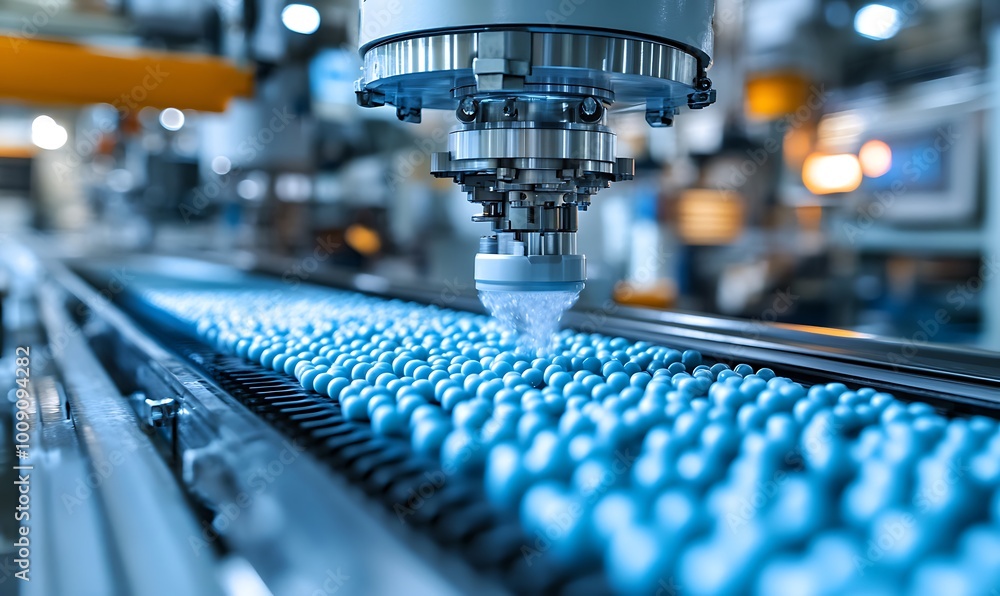 Injection Molding Process with Plastic Pellets Melted into Molds Stock ...