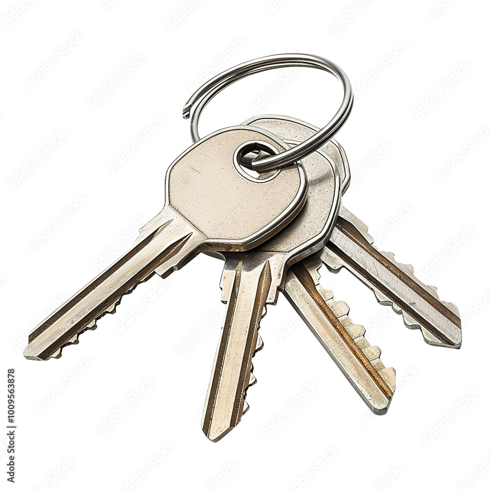 bunch of keys on transparent background, clipping path, png, Stock ...