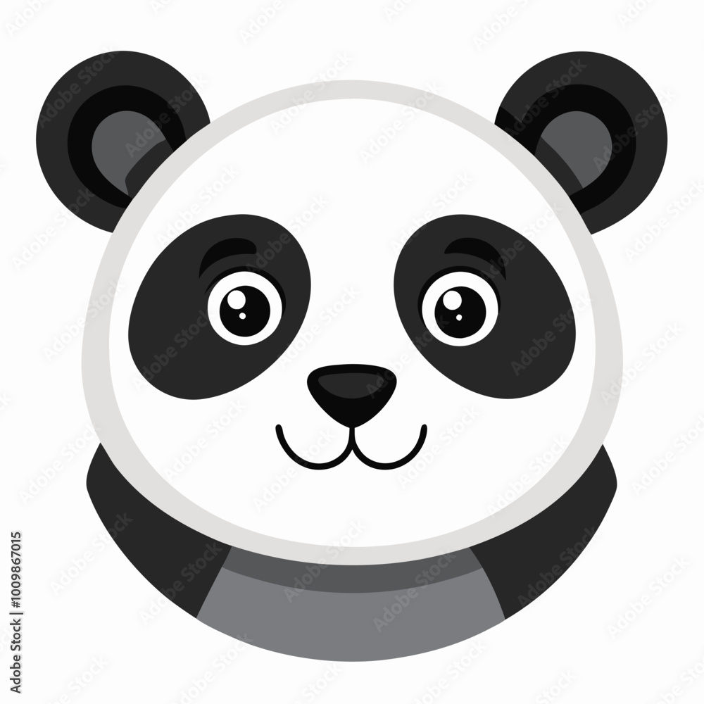 Animal Panda Cutter Friendly Vector Illustration, Cartoons, Clipart ...