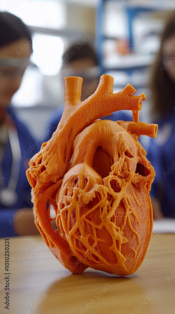3d printed heart model in medical education setting for anatomy study ...