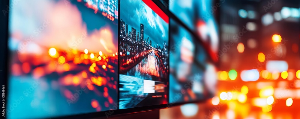 Emergency alerts broadcast on TV, smartphones, and public screens as a ...